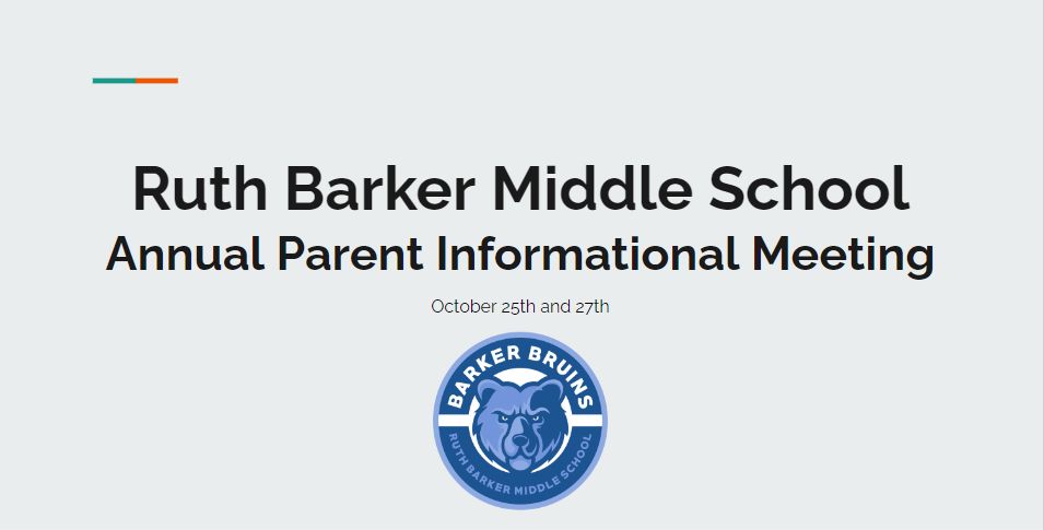 Parent Information | Ruth Barker Middle School
